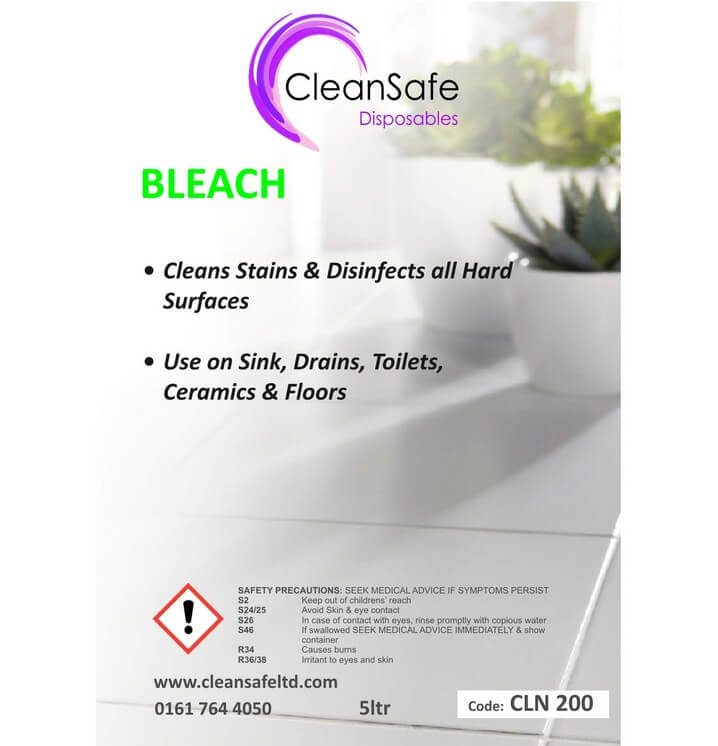 Bleach 5ltr | Cleaning Supplies Direct